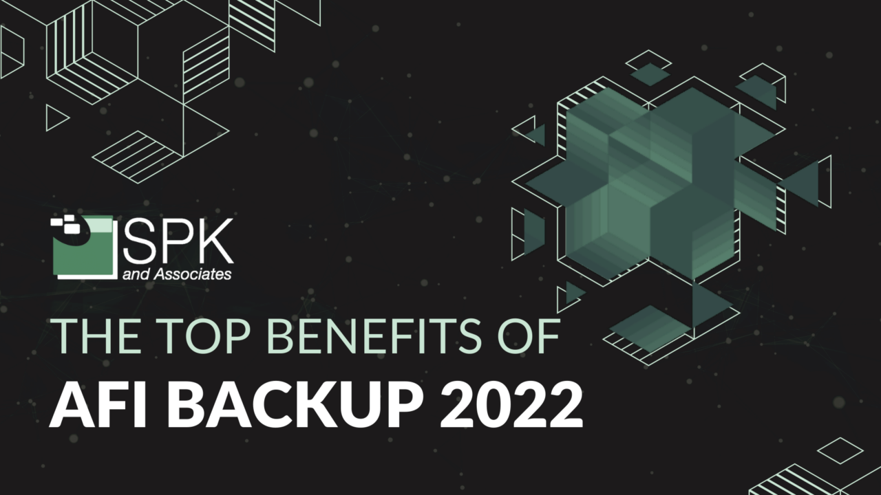 The Top Benefits of AFI Backup 2022 - SPK and Associates