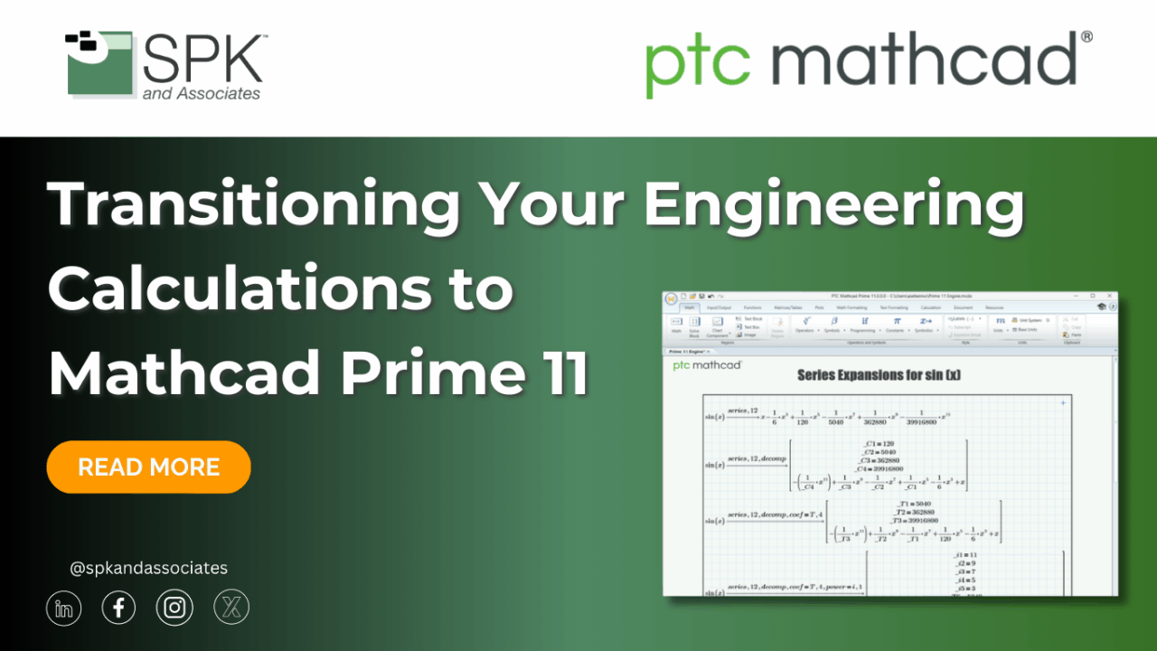 Transitioning Your Engineering Calculations to Mathcad Prime 11 - SPK ...